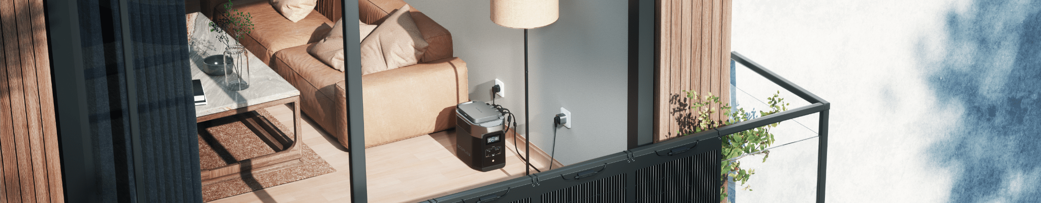 Composants du PowerStream - EcoFlow France